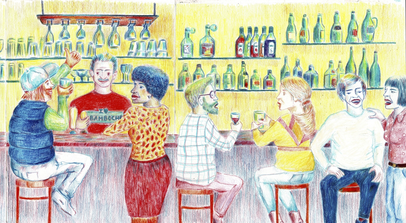 Illustration - Les bars rouvrent leurs portes | Marion Boucharlat